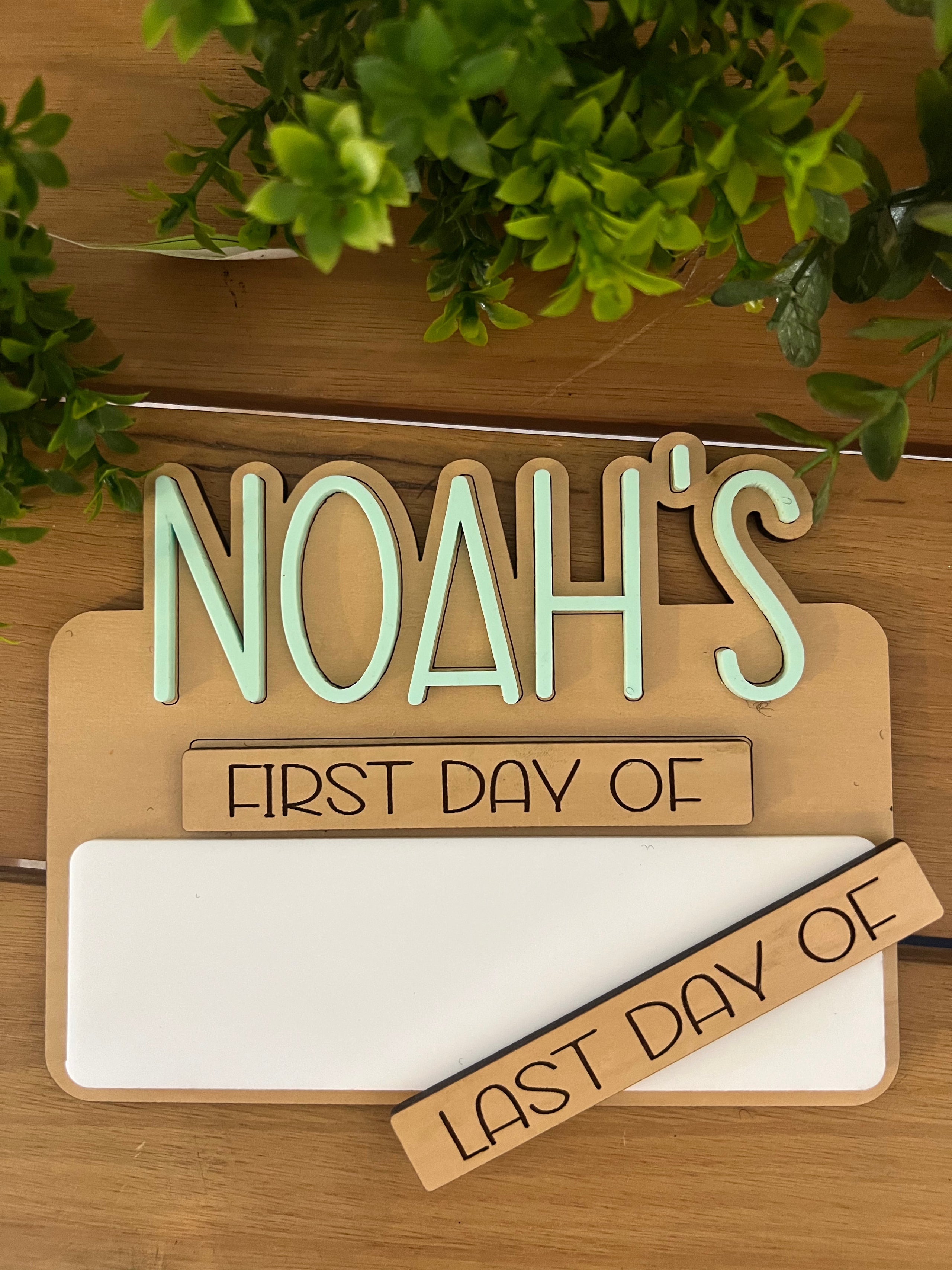 Personalized Small Back to School Sign | Kaikea Designs, LLC